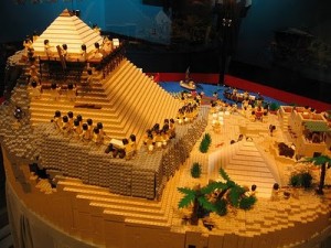 Cenários egípcios feitos com legos – Arqueologia Egípcia